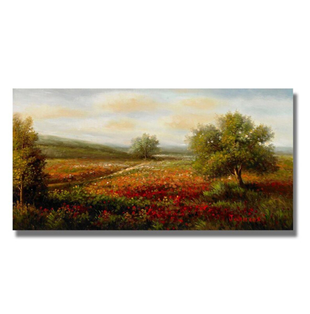 TPFLiving Kunstdruck (OHNE RAHMEN) Poster - Leinwand - Wandbild, Claude Monet - Pastorale ...
