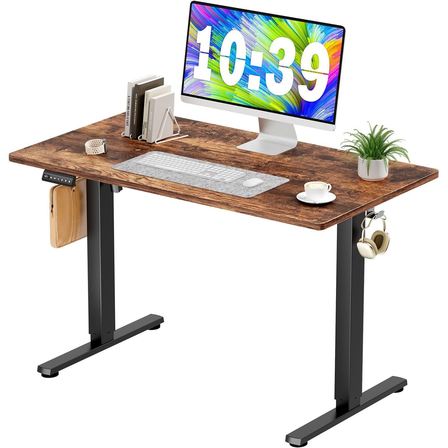 DUMOS Computertisch Elektrischer Höhenverstellbar Schreibtische, Standing desk,Office Desk (ein ...