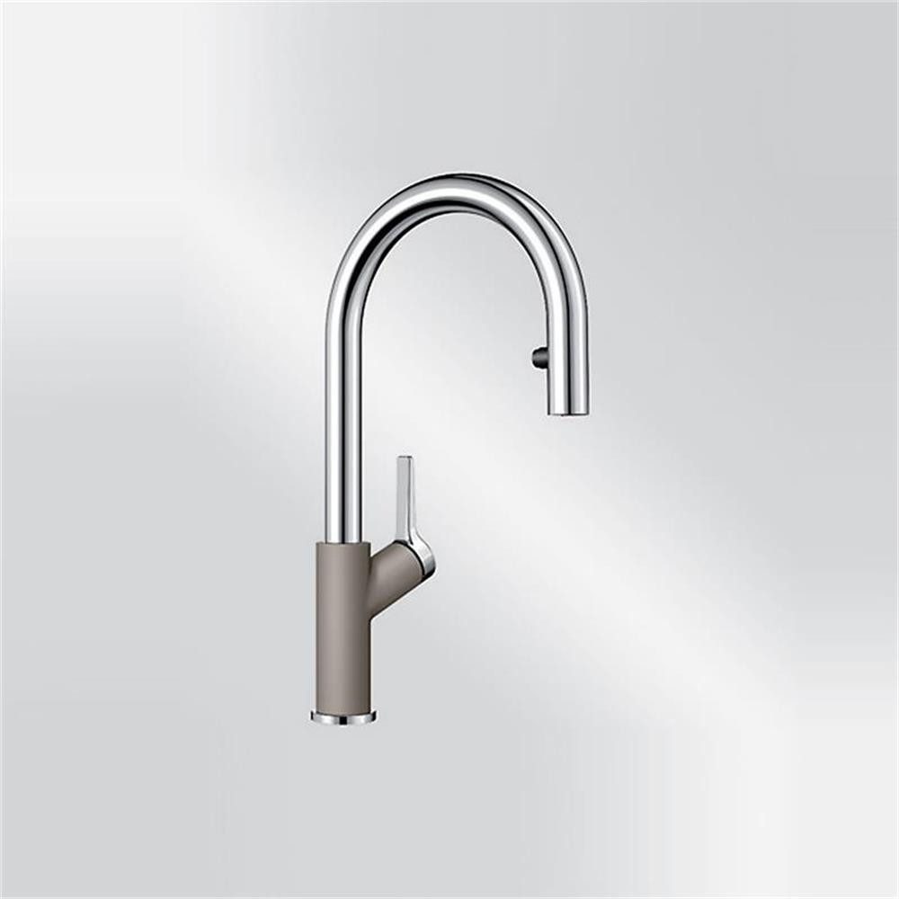 Blanco Küchenarmatur BLANCO CARENA-S Vario SILGRANIT-Look tartufo/chrom ...