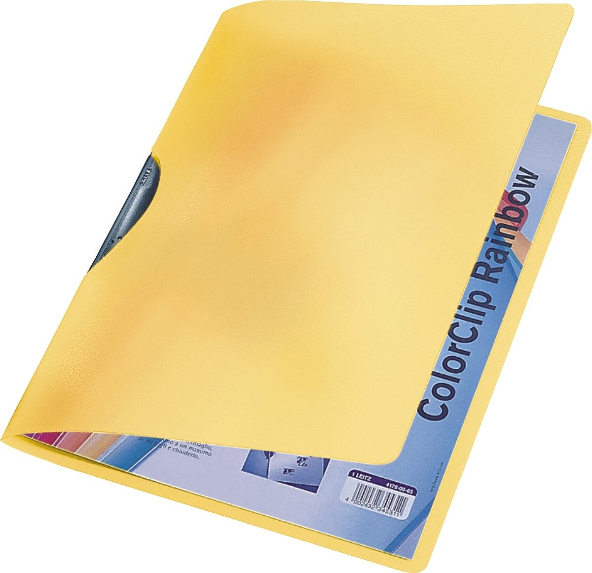 LEITZ Hefter Cliphefter ColorClip Rainbow ca. 30 Blatt, mit ...