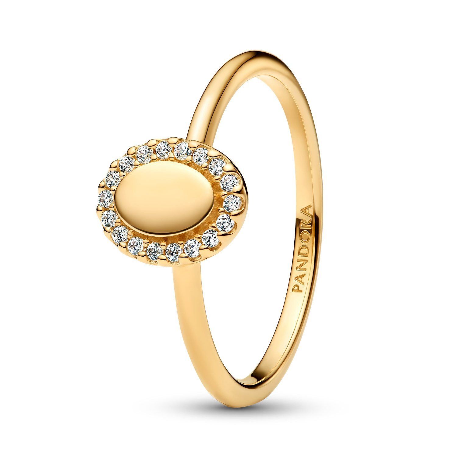 Pandora Fingerring Oval Goldfarben
