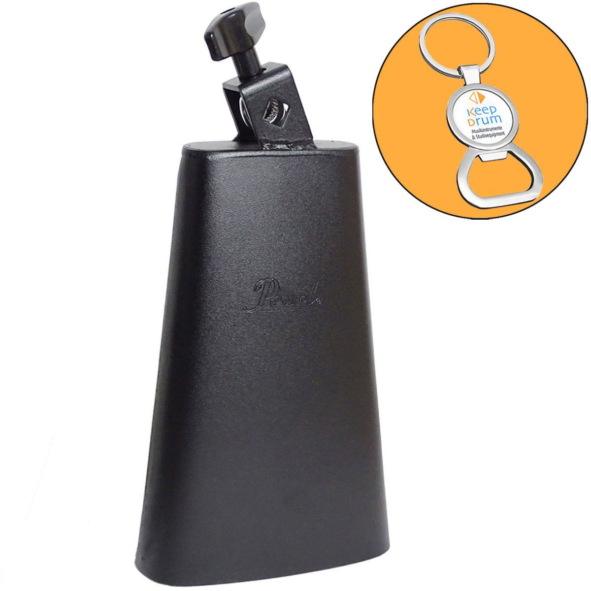 Pearl Drums Cowbell Pearl ECB-6 Kuhglocke Mambo 8 mit Flaschenöffner