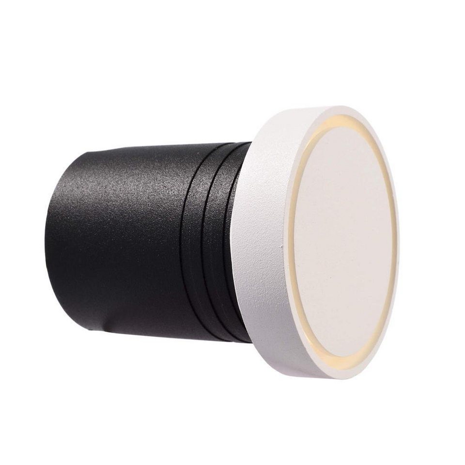 Click Licht Led Einbauleuchte Led Wandeinbauleuchte Hadar Rund In Weiß