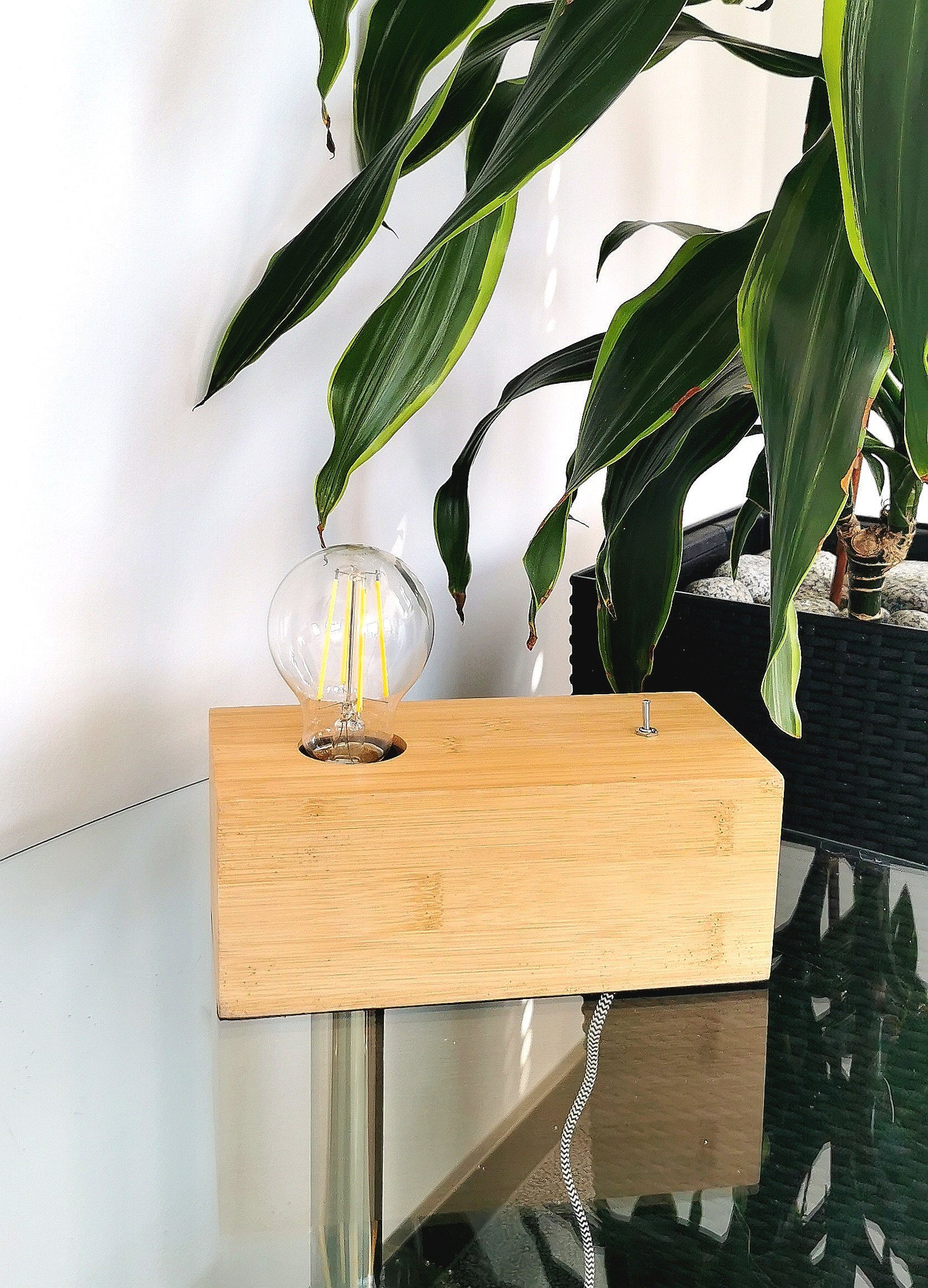 Trango Led Tischleuchte 2020n 8w Tischleuchte Woody Nachttischlampe