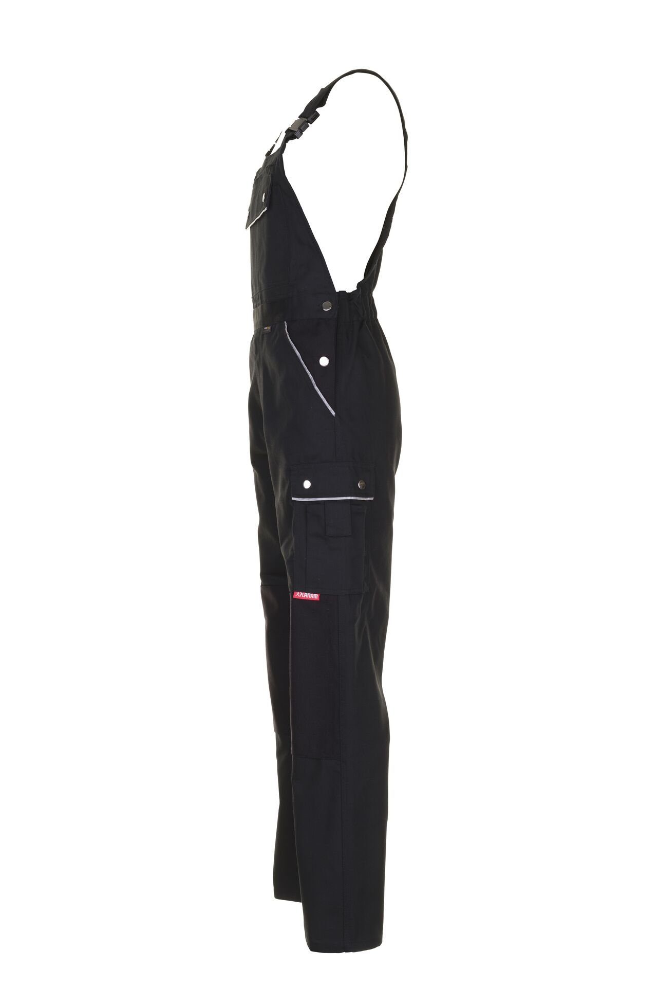 Planam Arbeitslatzhose Latzhose Canvas 320 Schwarzschwarz Größe 25 1 Tlg