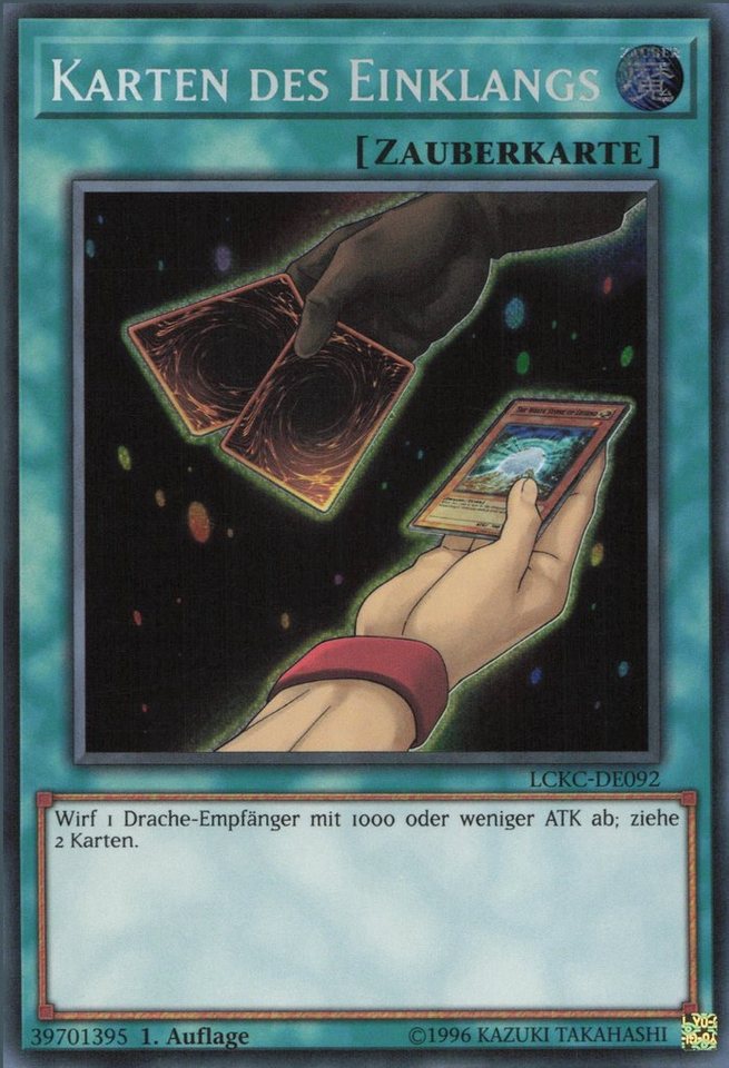Recollectibles Sammelkarte Yugioh Karte Karten Des Einklangs Yu Gi Oh