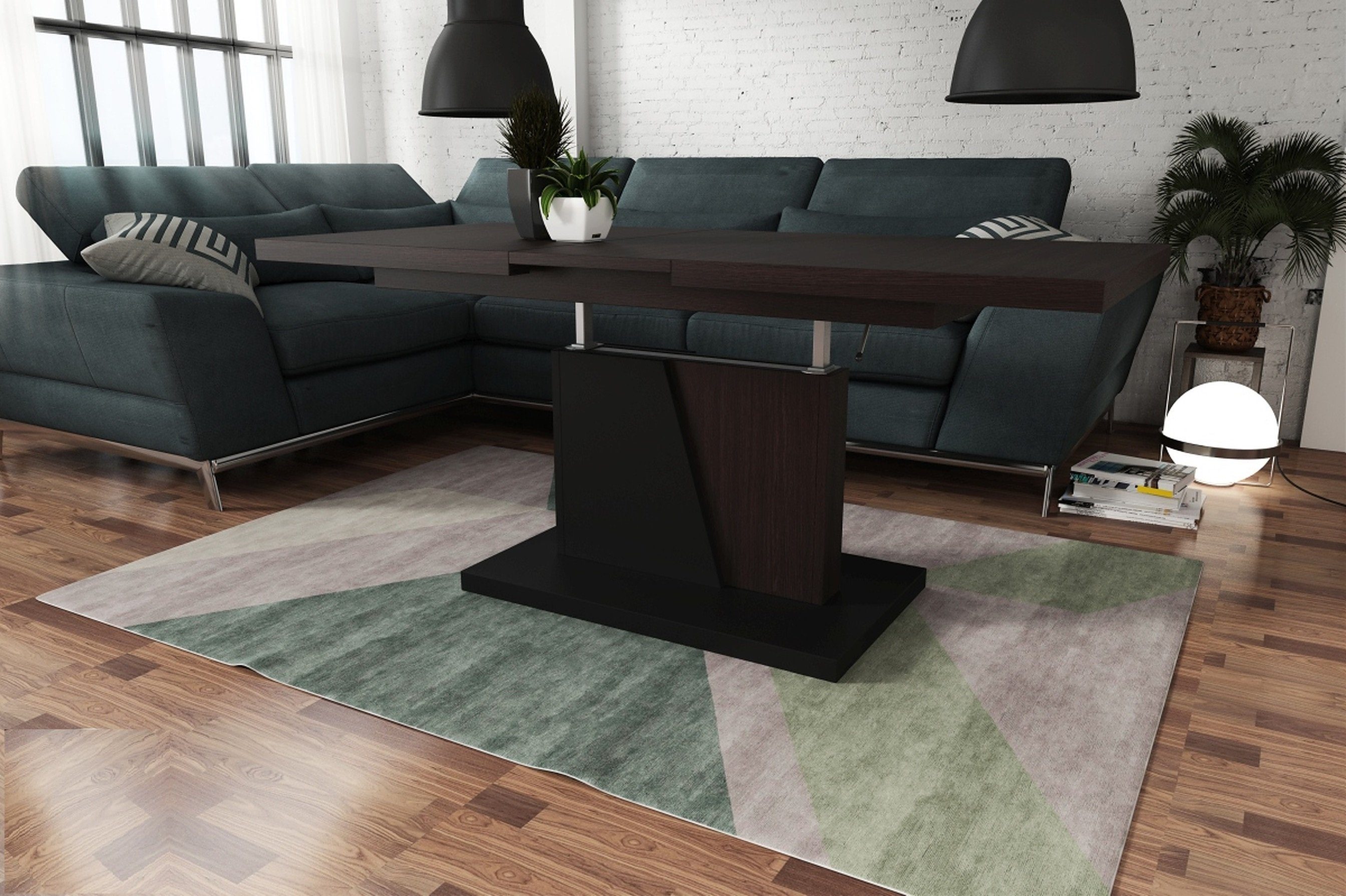 Elegantes Mazzoni Couchtisch Hhenverstellbar Ebenbild