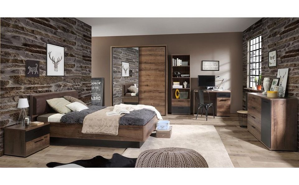 Expendio Jugendzimmer Set Joyce 31 Spar Set 6 Tlg Script Schlamm