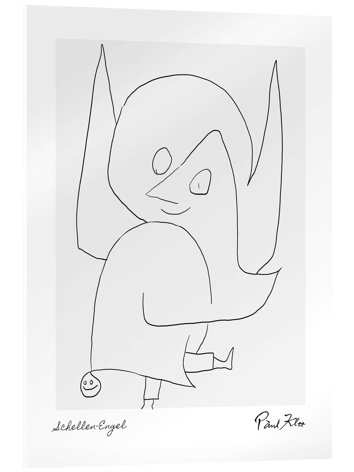 Posterlounge Acrylglasbild Paul Klee Schellen Engel Wohnzimmer