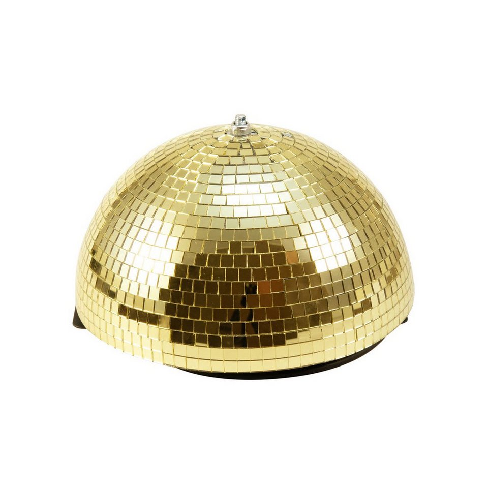 Satisfire Discolicht Spiegelkugel Halb Gold 30cm Deckenmontage