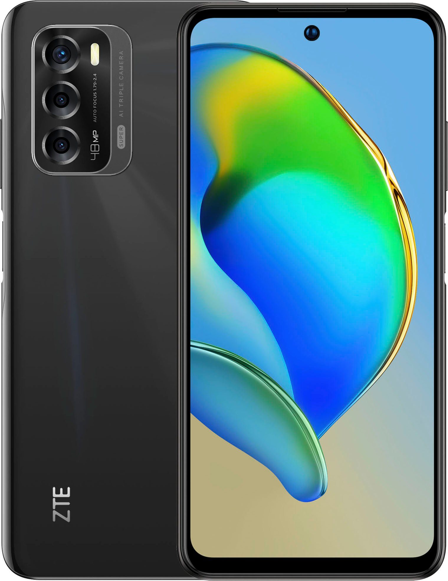 ZTE Blade V40 Smartphone (16,94 cm/6,67 Zoll, 128 GB Speicherplatz, 48 ...