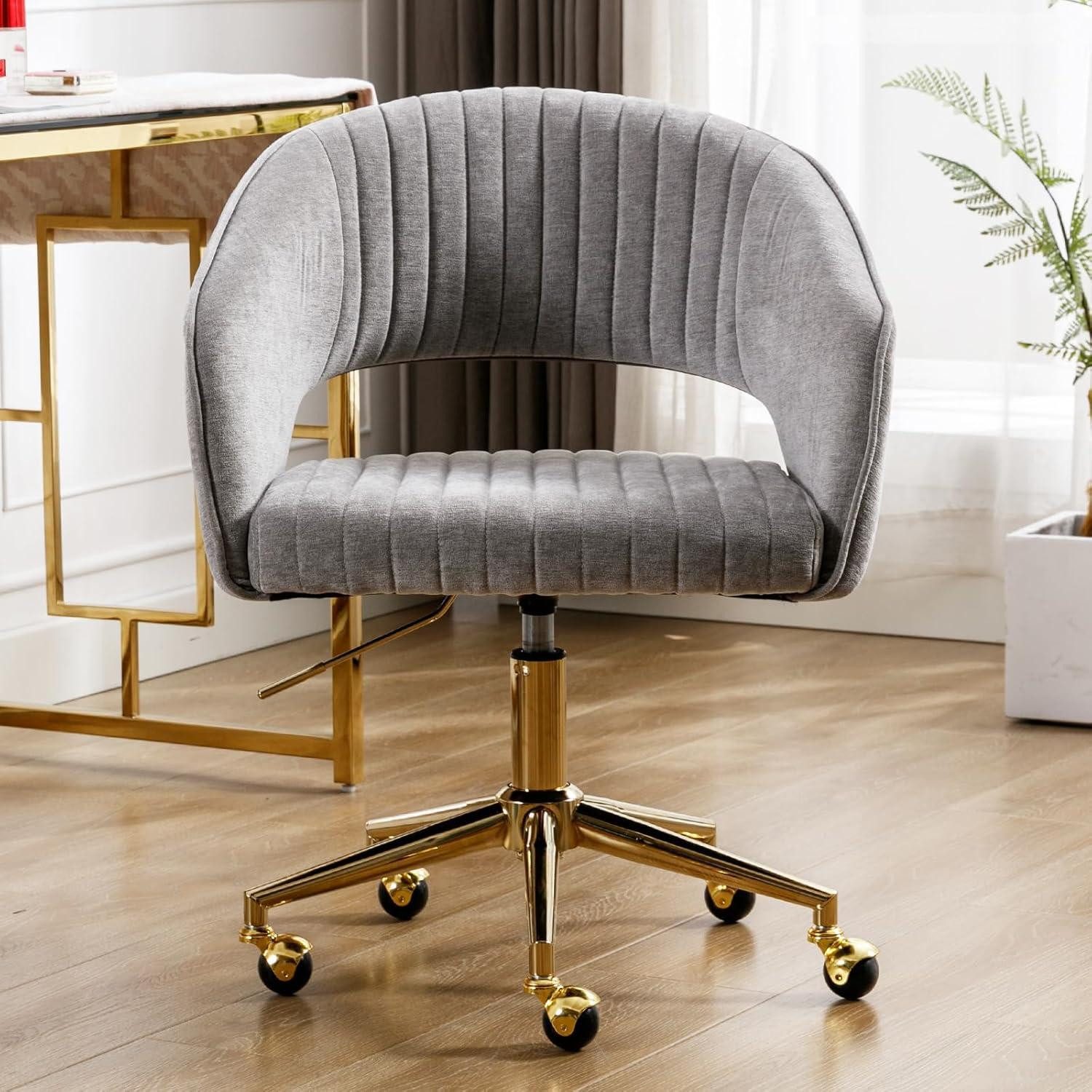 LuxusKollektion Bürostuhl Verstellbarer Bürostuhl Chenille Moderner ...