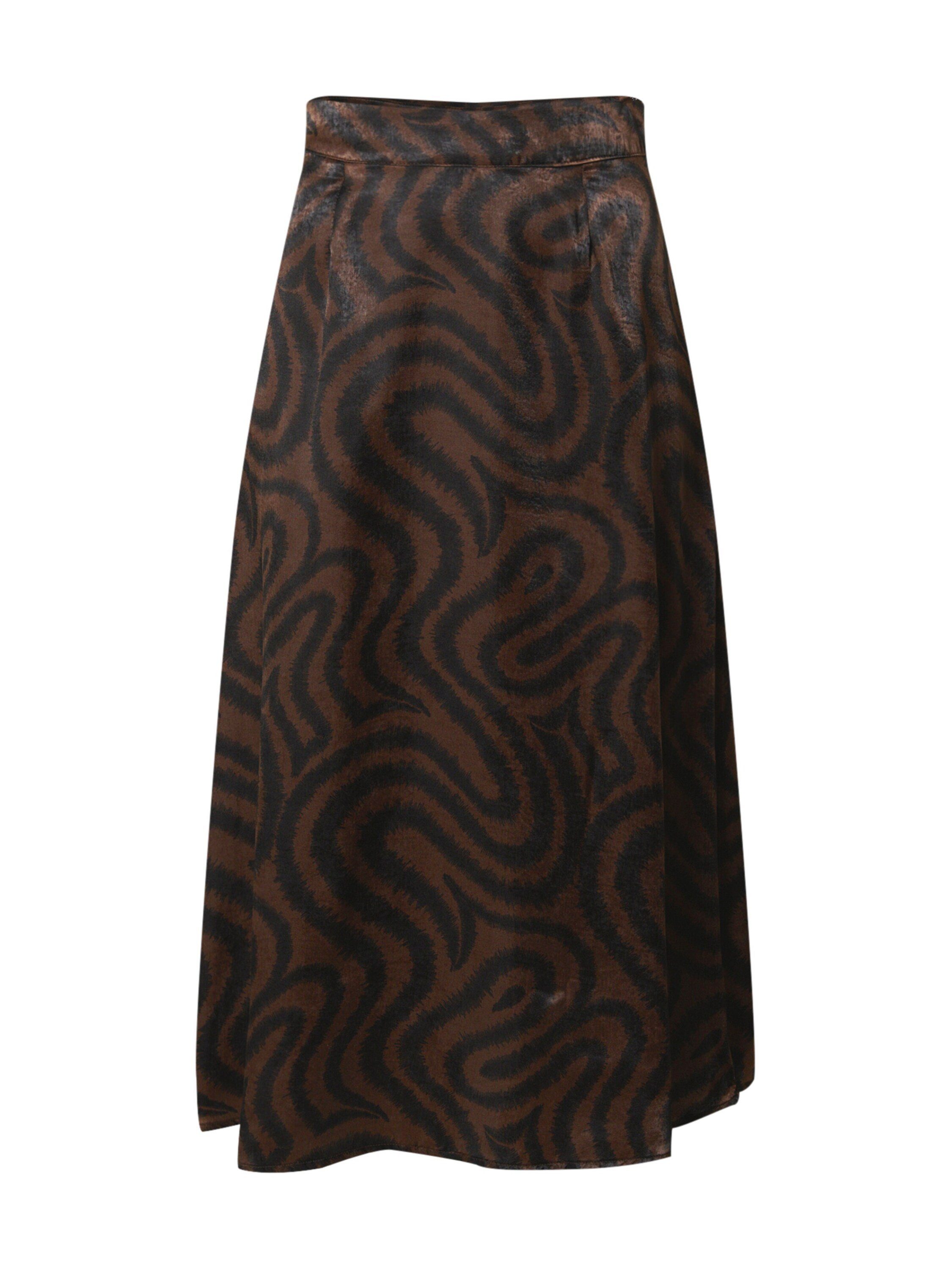 Object A-Linien-Rock PAPAYA (1-tlg) Plain/ohne Details, All-Over-Muster