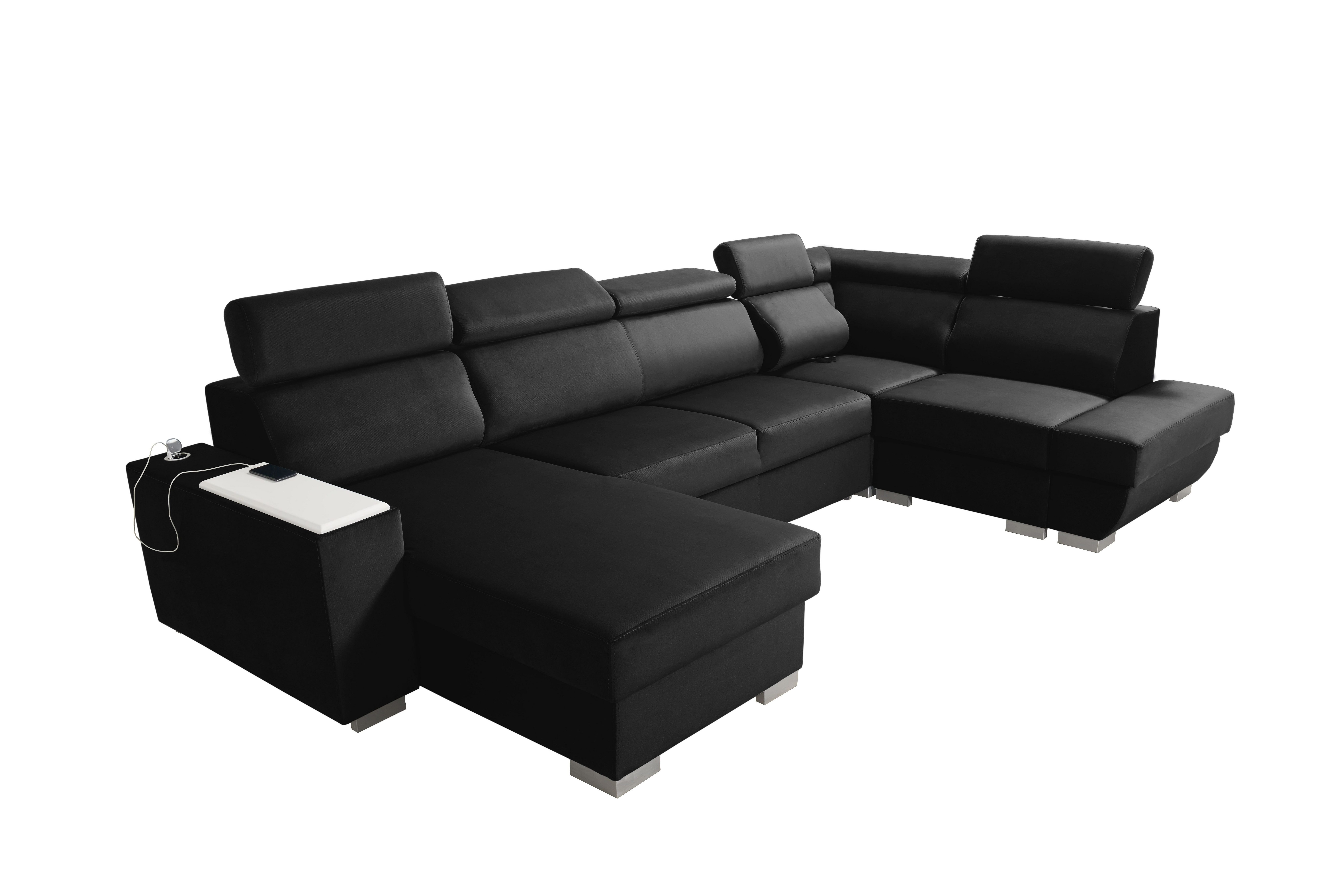 robin Ecksofa Cezar Eckcouch L-Form Wohnzimmermöbel Sofa L-Form Schlafsofa
