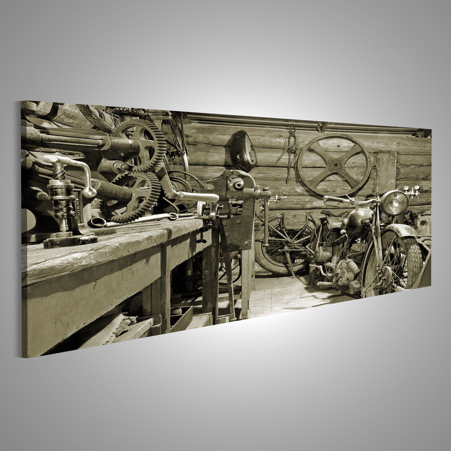Islandburner Leinwandbild Bild Auf Leinwand Garage Wandbild