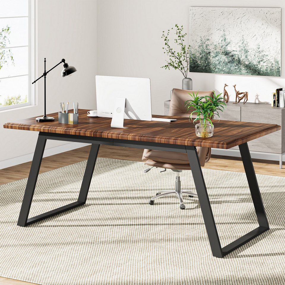 Tribesigns Arbeitstisch 80 X 160 Cm Schreibtisch Groß Computertisch