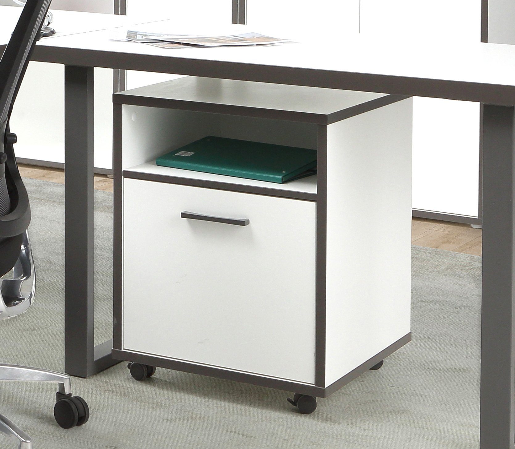 Newroom Rollcontainer Neville, Rollcontainer Weiß Modern Bürocontainer ...