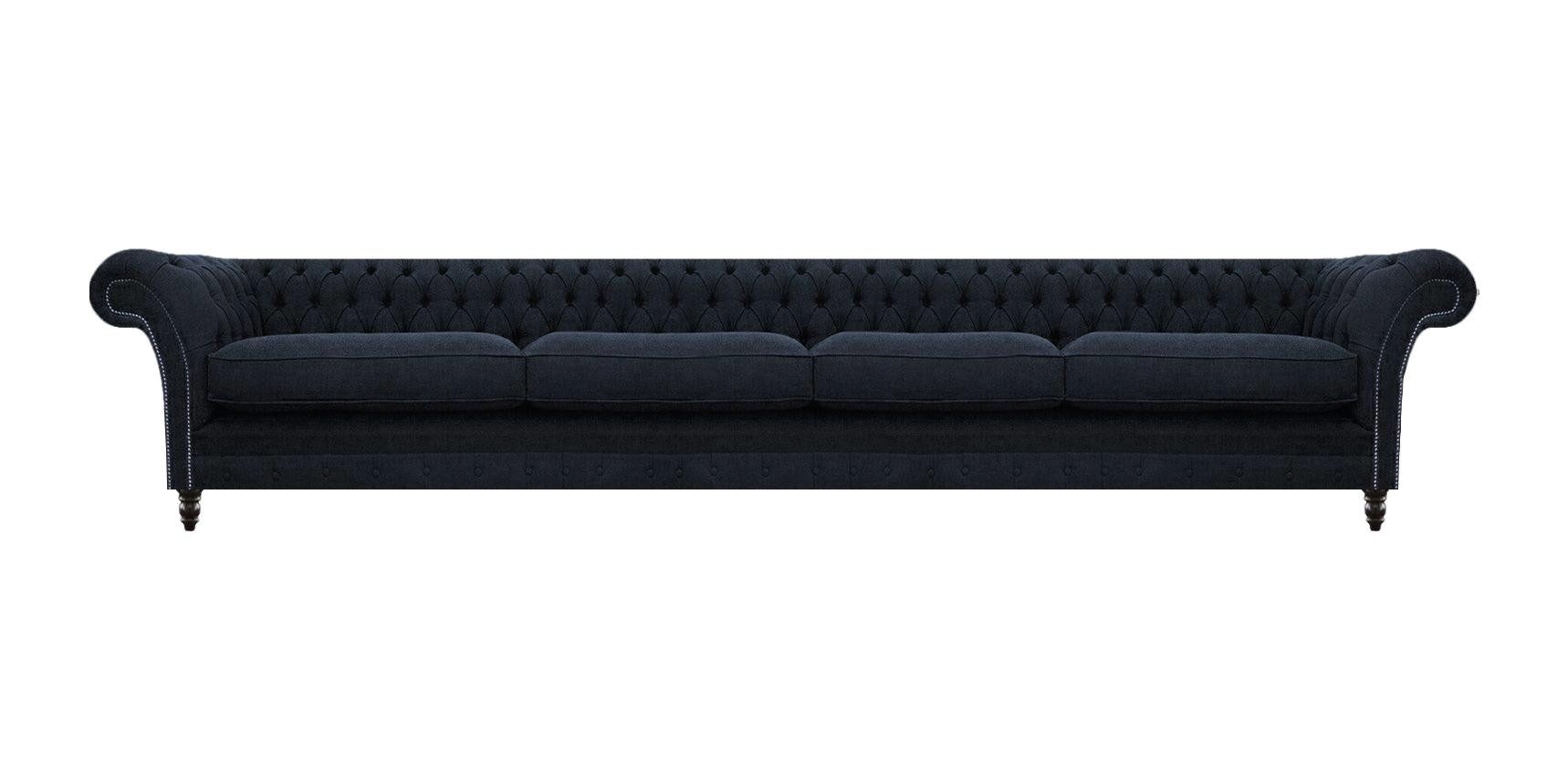 Jvmoebel Chesterfield Sofa Moderne Designer Sofa Viersitzer Couch
