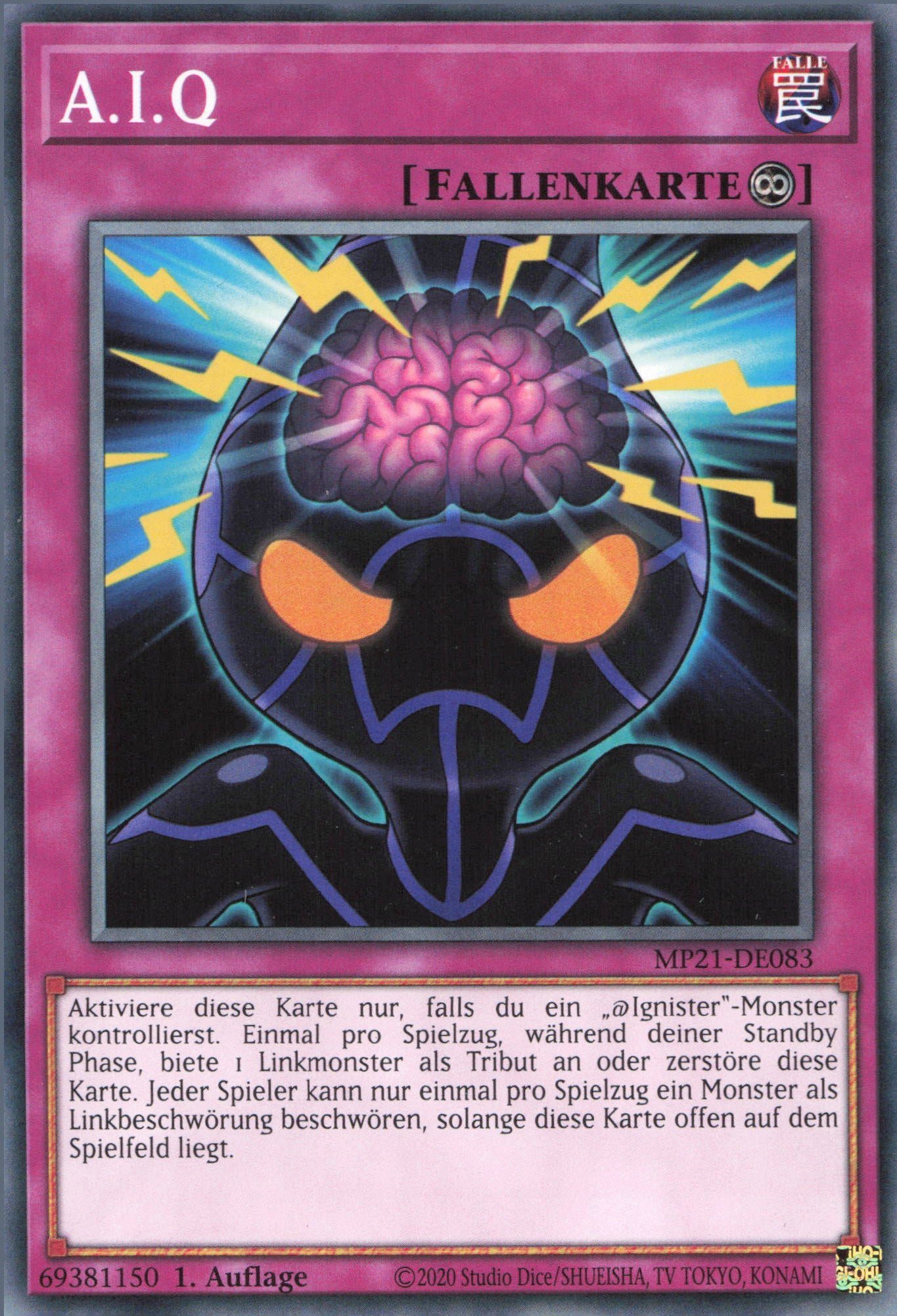 Recollectibles Sammelkarte Yugioh Karte A I Q Deutsch Yu Gi Oh Karte