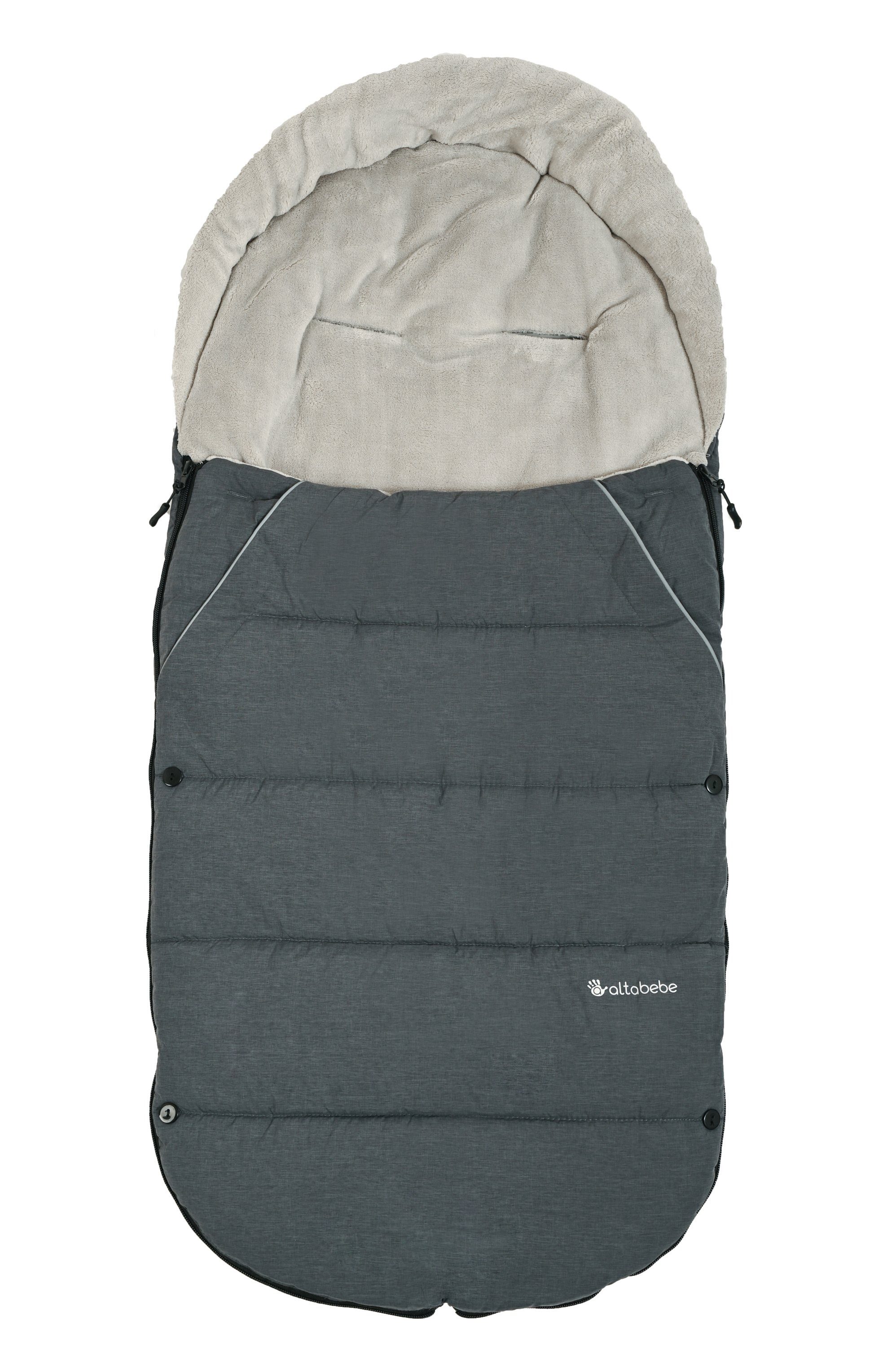 Altabebe Fußsack Altabebe Winterfußsack Universell Lbh 95x45x5 Cm Bunt
