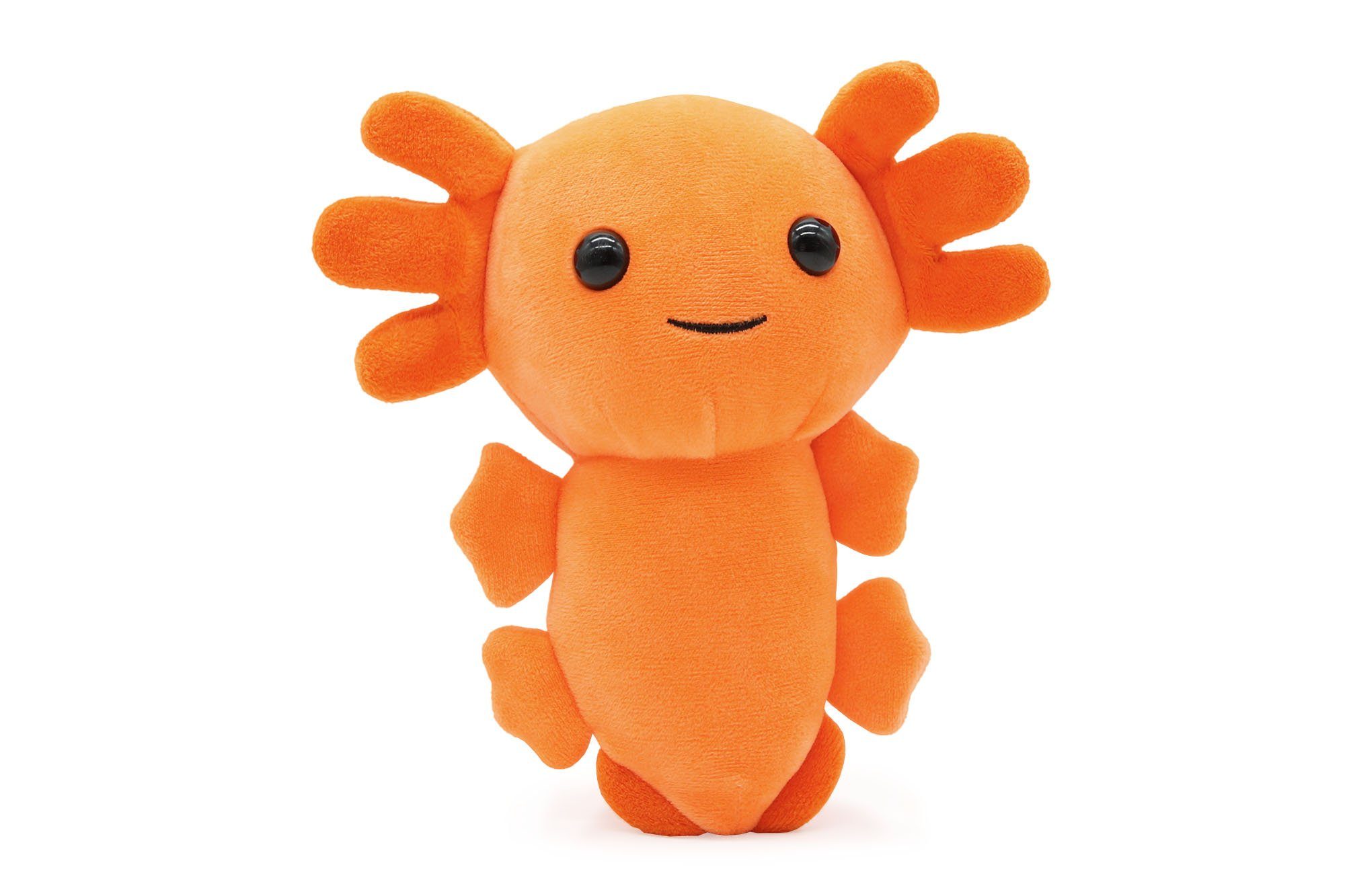Soma Kuscheltier Echse Molch 20cm Orange Kuscheltier Figur Plüsch