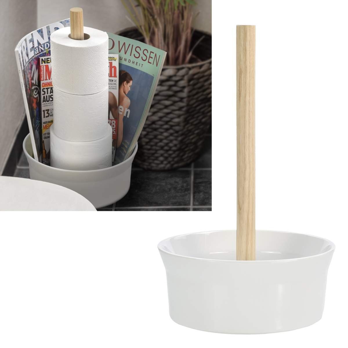 Born In Sweden Toiletten Ersatzrollenhalter Angle Bad Organizer