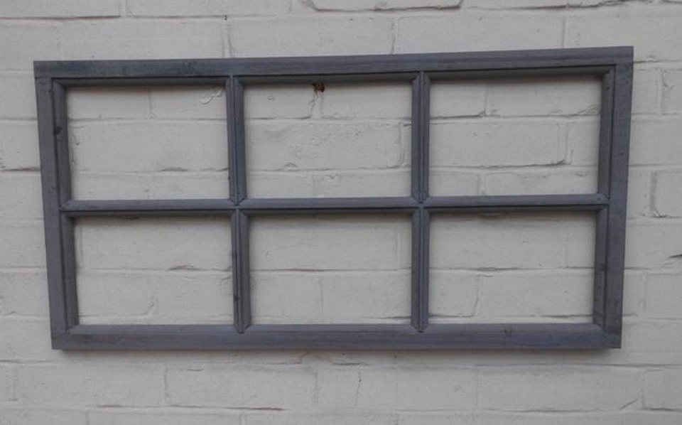 Deko Impression Wanddekoobjekt Fenster Sprossenfenster Bilderrahmen