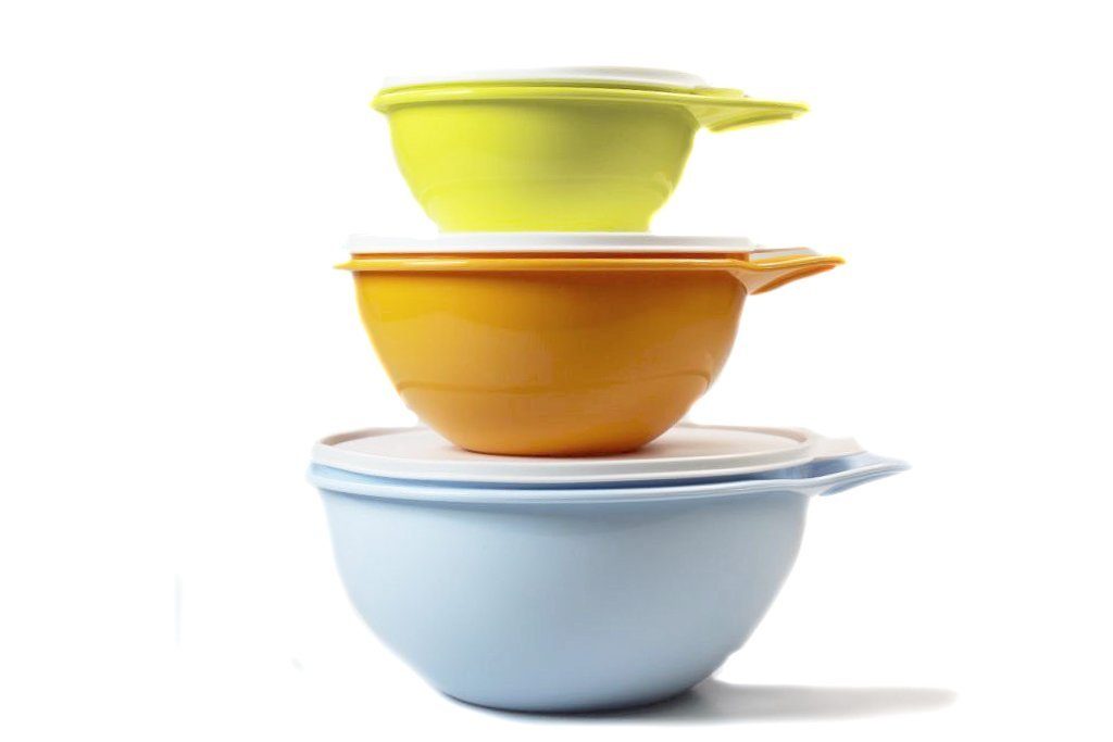 TUPPERWARE Rührschüssel Maximilian 600ml + 1,4L + 2,75L + SPÜLTUCH ...