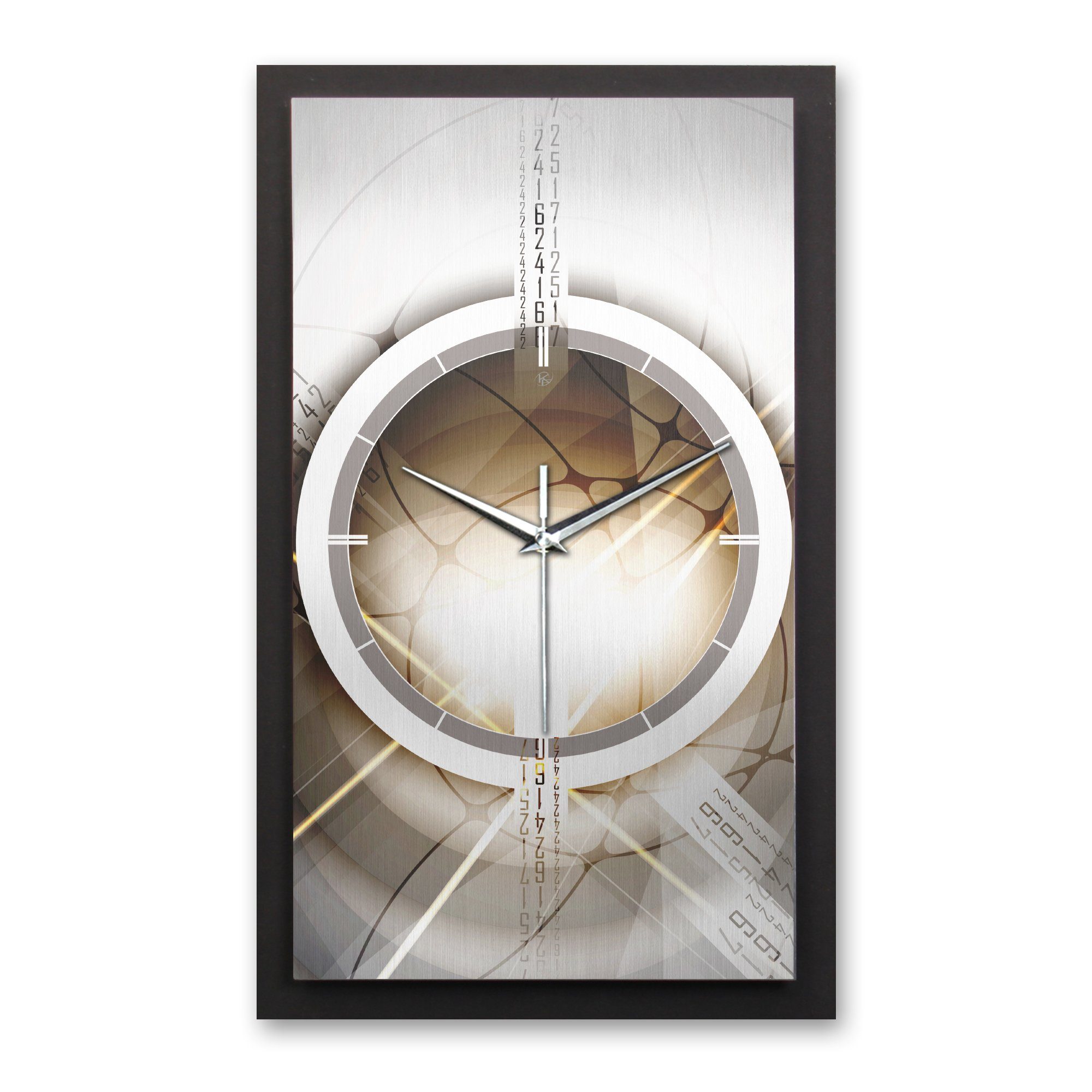 Kreative Feder Wanduhr Numbers 3d Designer Wanduhr Lautlose Funkuhr