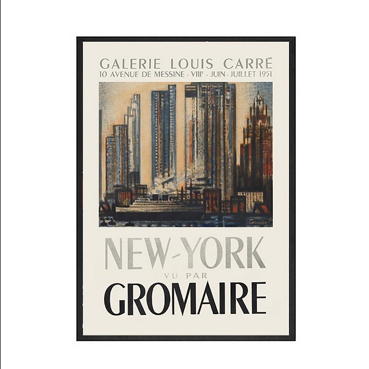 TPFLiving Kunstdruck (OHNE RAHMEN) Poster - Leinwand - Wandbild, Henri Matisse - Ausstellungen ...