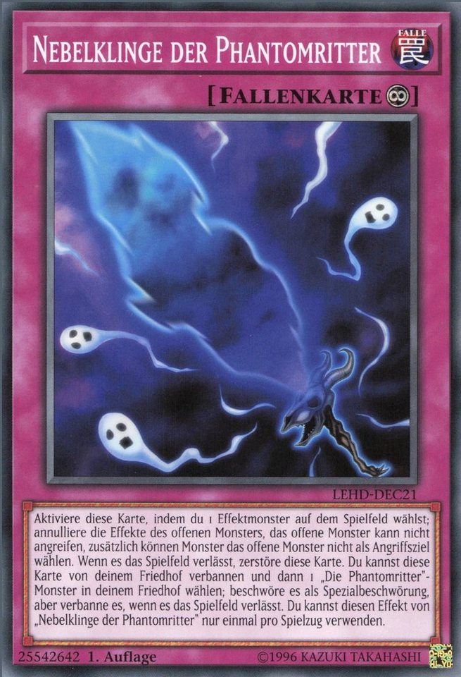 Recollectibles Sammelkarte Yugioh Karte Nebelklinge Der Phantomritter