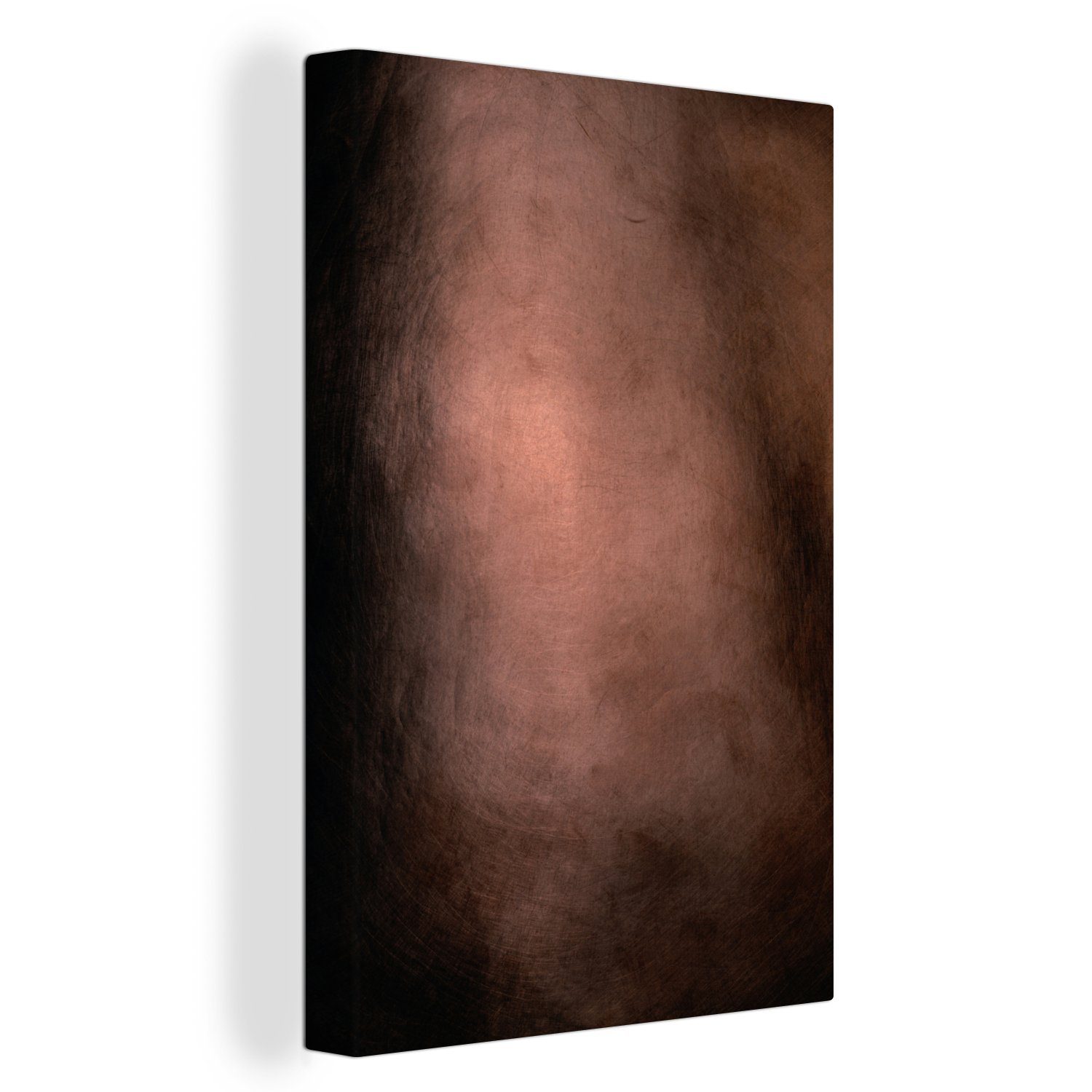 Onemillioncanvasses® Leinwandbild Kupferstruktur Im Dunkeln 1 St