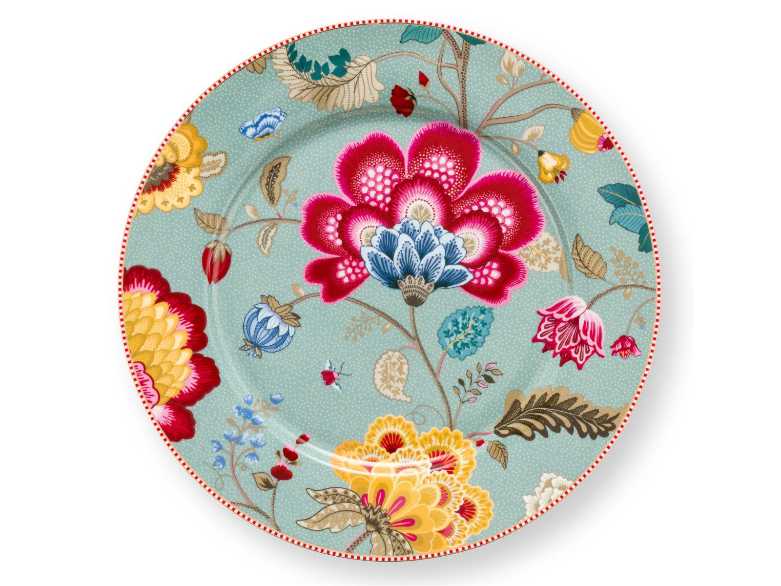 PiP Studio Teller Blooming Tales Fantasy Blue Platzteller 32cm