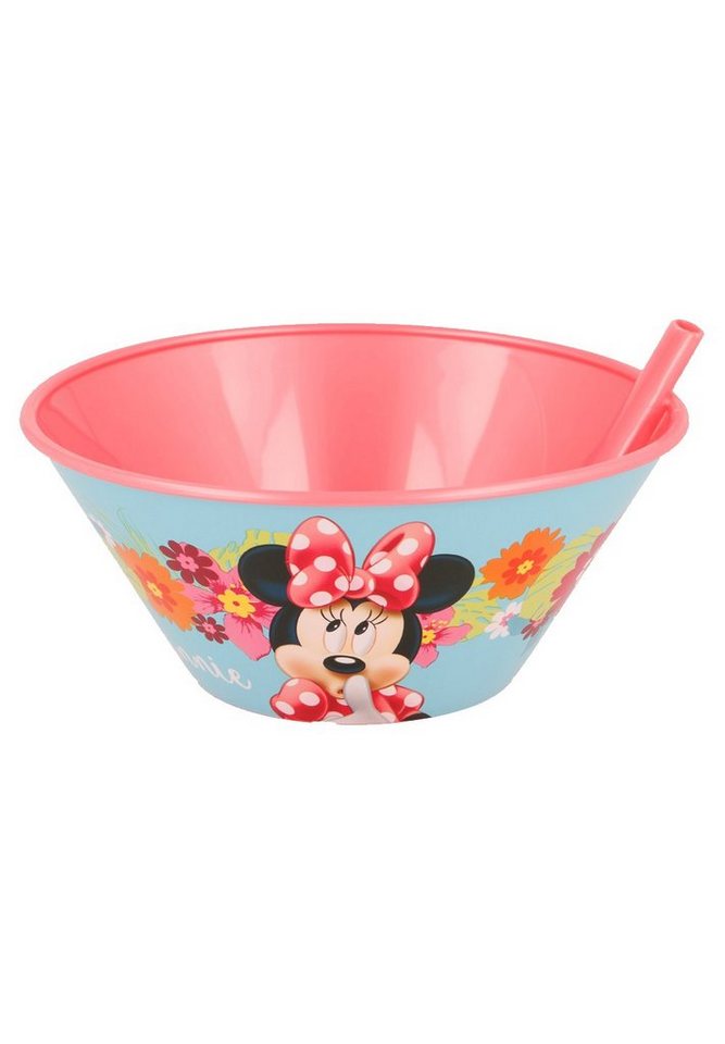 Disney Minnie Mouse Kindergeschirr Set Kinder Mädchen Müsli Schale
