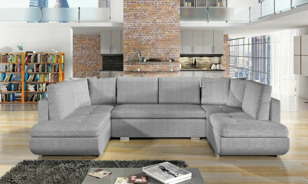 Jvmoebel Ecksofa Xxl Wohnlandschaft Ecksofa Sofa Couch Polster