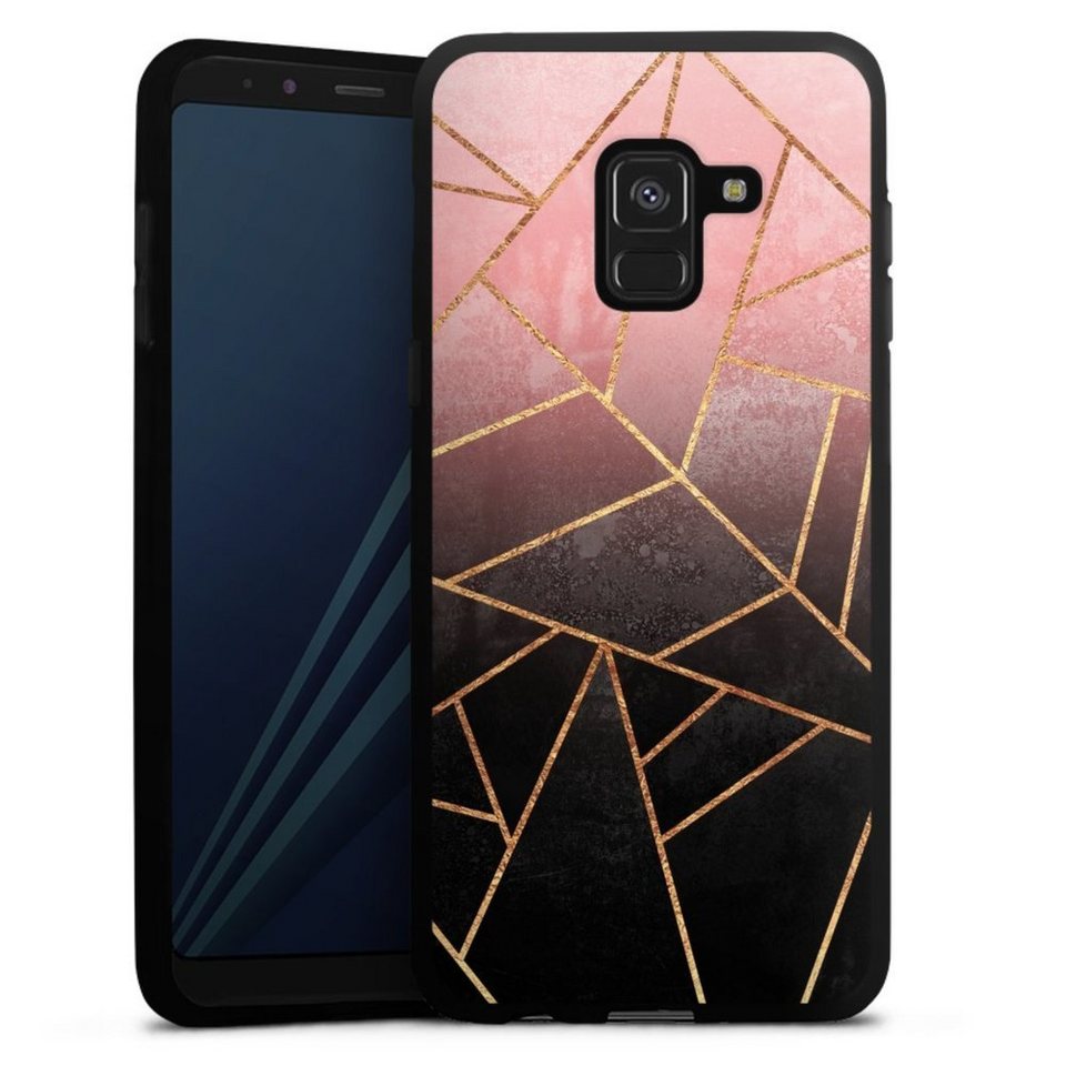 Deindesign Handyhülle Pink And Black Stone Samsung Galaxy A8 2018