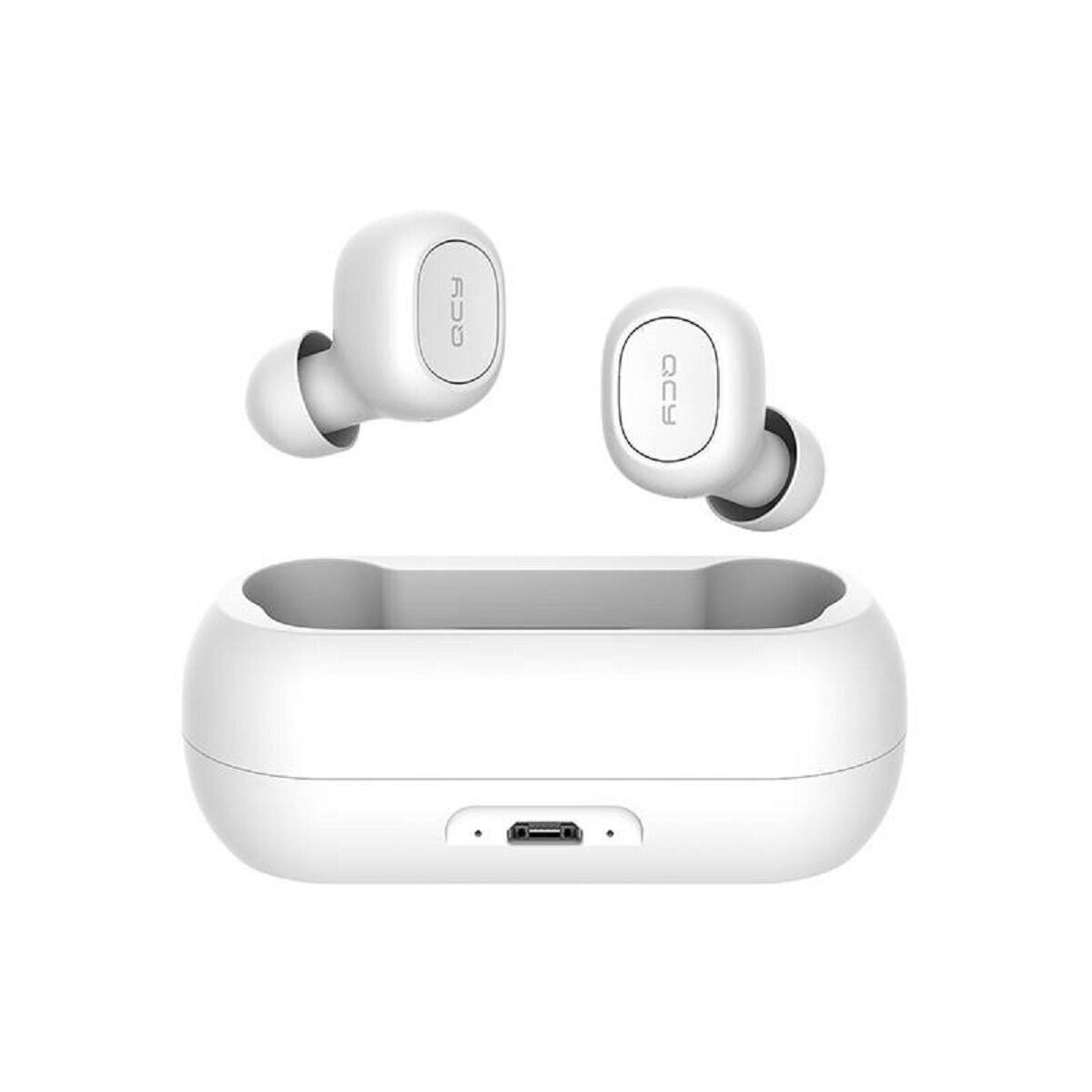 QCY Kabellose Kopfhörer TWS QCY T1C Bluetooth V5.0 (weiß) Bluetooth-Kopfhörer, Bluetooth Headphone
