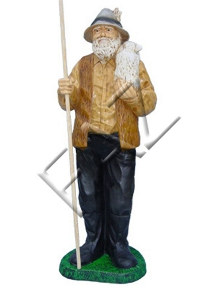 Jvmoebel Skulptur Design Hirte Figur Garten Statue Skulptur Figuren