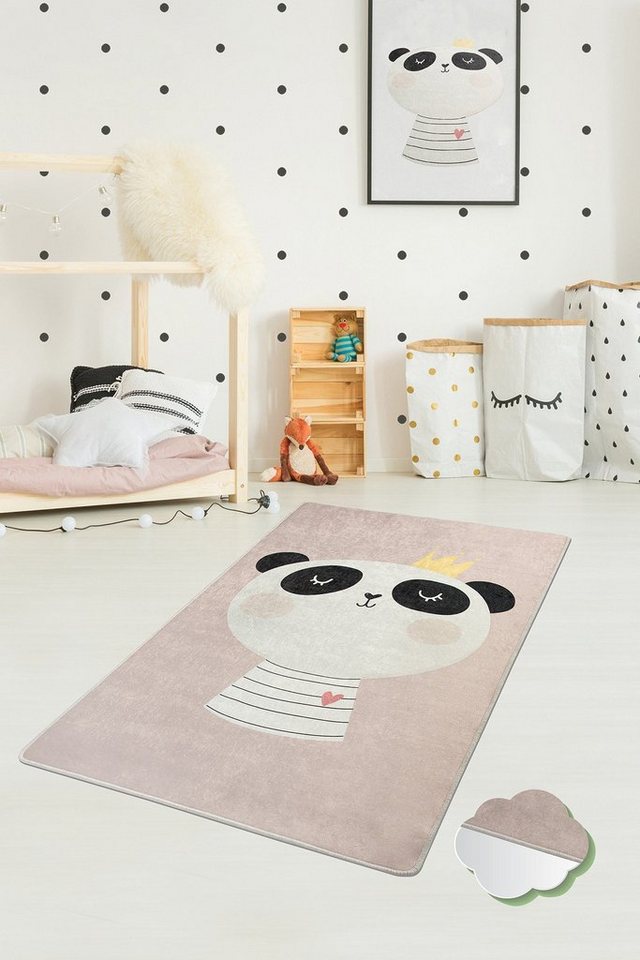 Conceptum Hypnose Teppich King Panda Chl Bunt 140 X 190 Cm 100