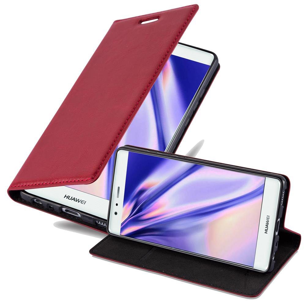 Cadorabo Handyhülle Book Invis Magnet Hülle Für Huawei P9 Klappbare