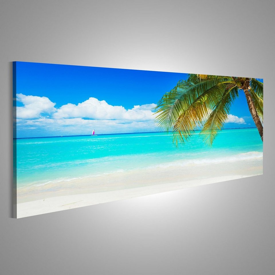 Islandburner Leinwandbild Bild Auf Leinwand Karibik Strand Wandbild