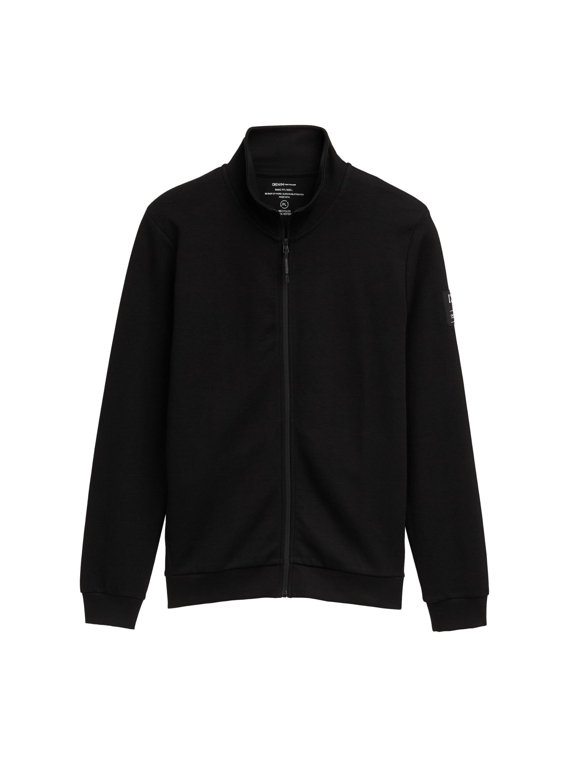 Tom Tailor Denim Funktionsjacke Sweatjacke Mit Stehkragen Regular Fit