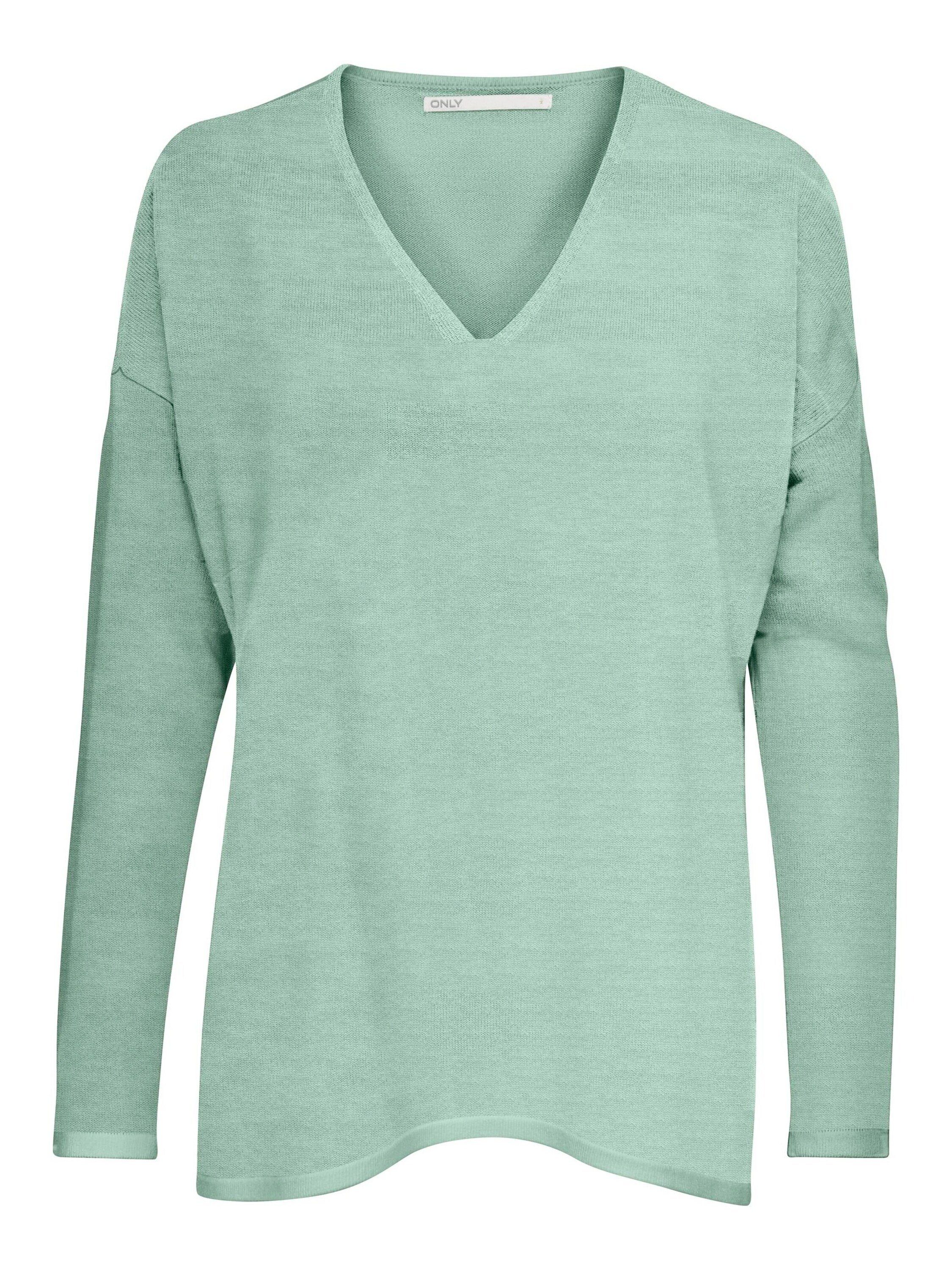 Only Strickpullover Amalia 1 Tlg Plainohne Details Gerader Saum