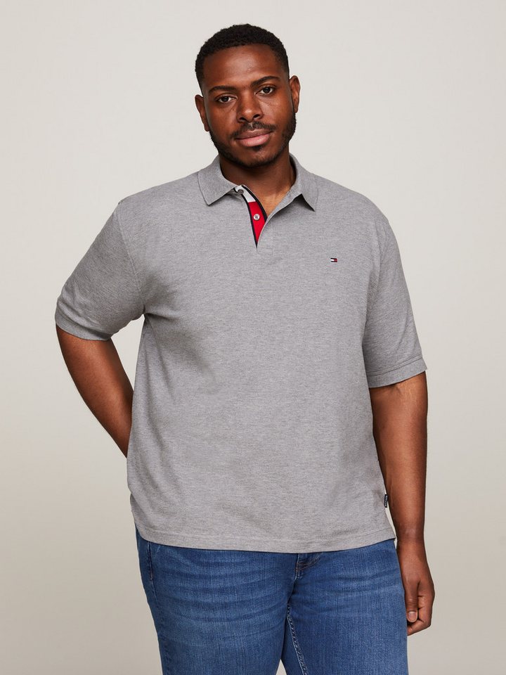 Tommy Hilfiger Big And Tall Poloshirt Bt Flag Under Placket Reg Polo B