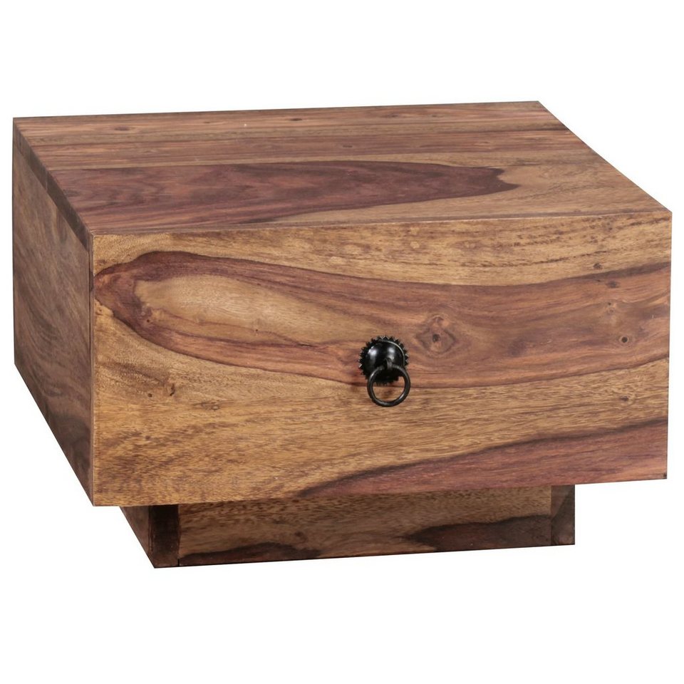 Möbelando Nachttisch Design Nachttisch Mumbai Massiv Holz Sheesham