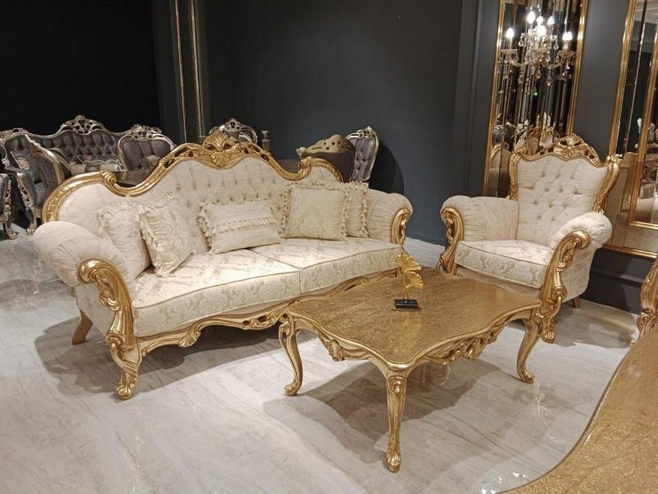 Jvmoebel Wohnzimmer Set Chesterfield Luxus Sofagarnitur 311 Sitzer