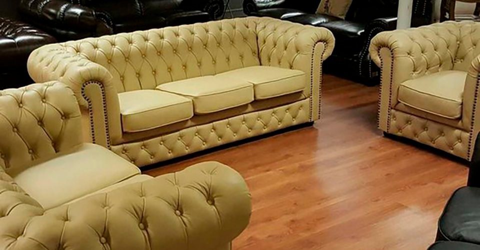 Jvmoebel Chesterfield Sofa Chesterfield 321 Sitzer Garnitur Sofa Couch