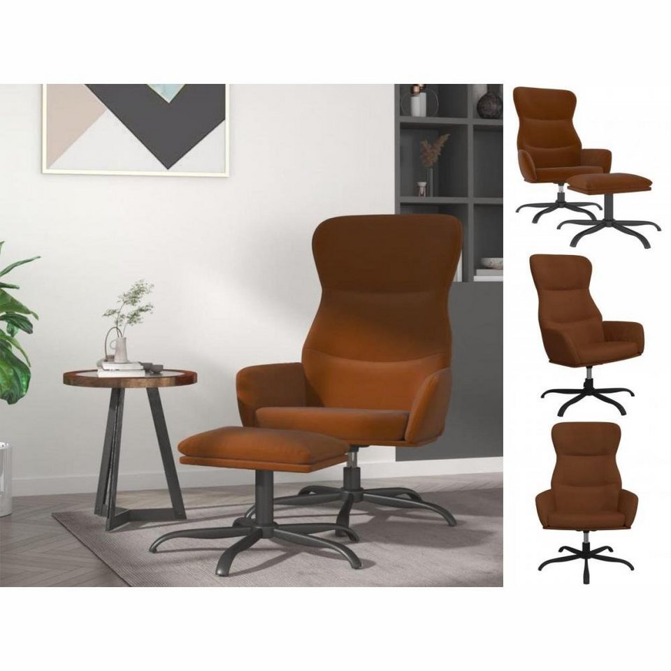 Vidaxl Sessel Relaxsessel Fernsehsessel Sessel Polstersessel Mit Hocker