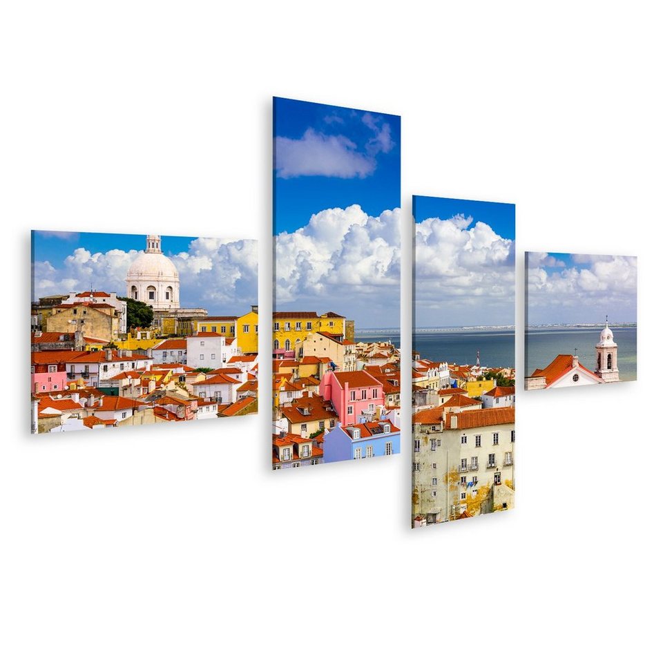 Islandburner Leinwandbild Bild Auf Leinwand Alfama Lissabon Stadtbild