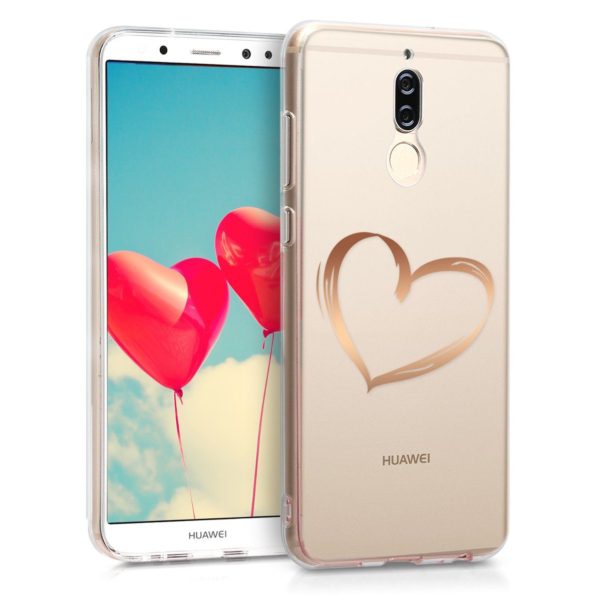 Kwmobile Handyhülle Hülle Für Huawei Mate 10 Lite Tpu Silikon Handy